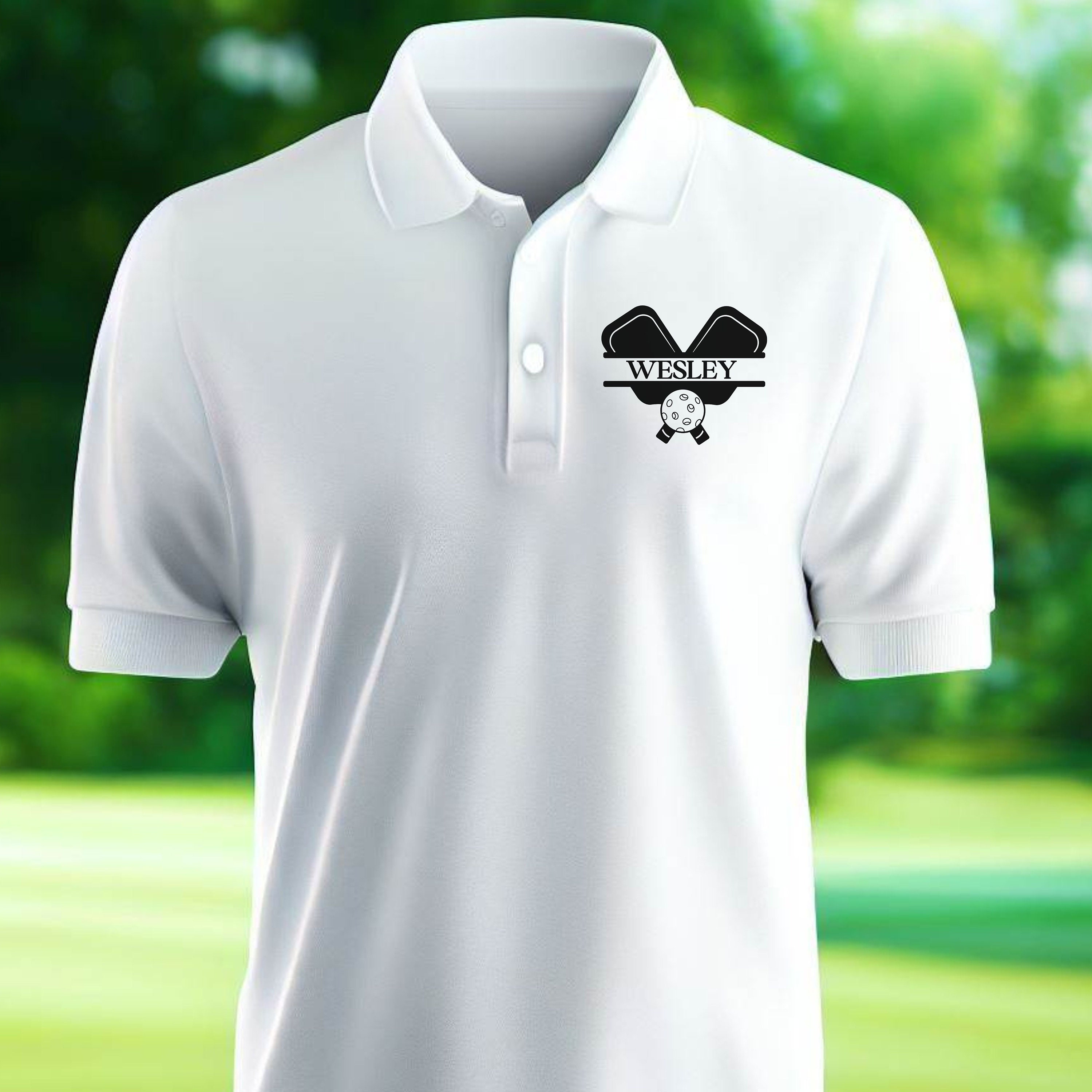 Custom Monogrammed Pickleball Polo, Personalized Pickleball Polo ...