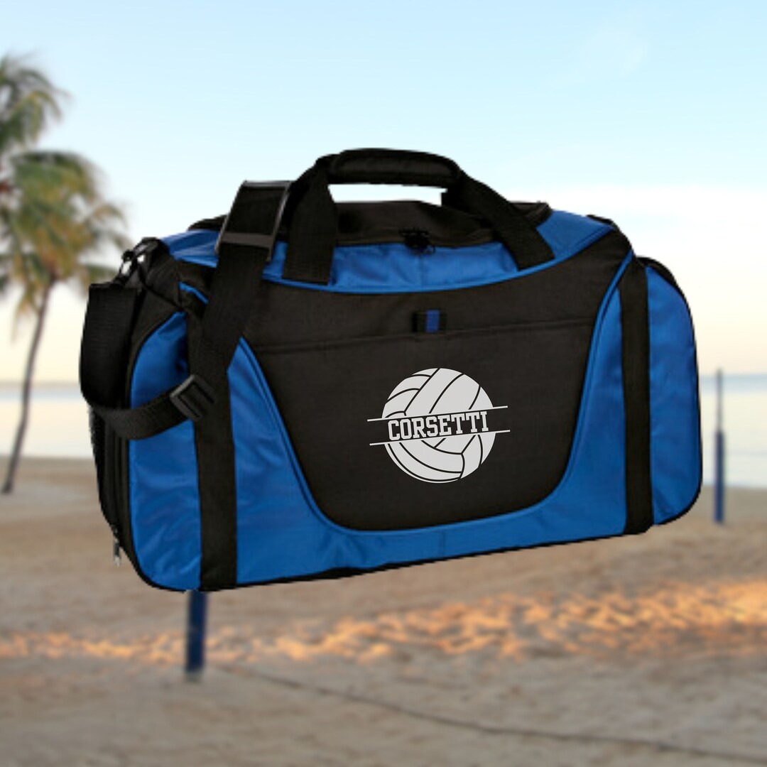 Personalized Volleyball Duffel Bag, Custom Sport Bag, Monogram Travel ...