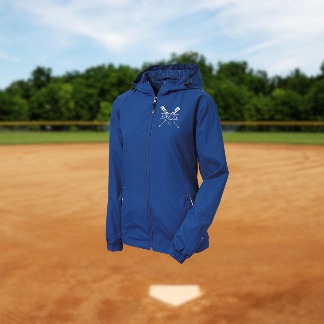 Women's Personalized Softball Jacket, Custom Rain Coat, Mother's Day ...