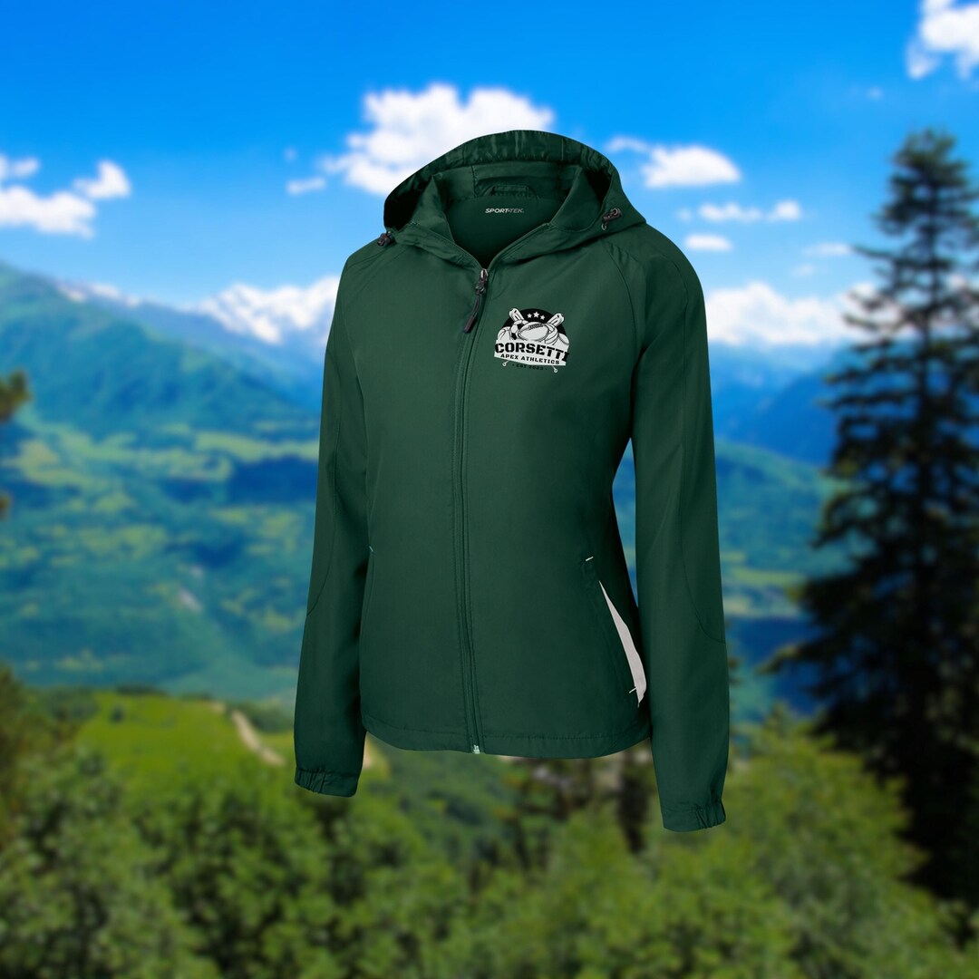 Women's Personalized Logo Jacket, Custom Logo Rain Coat, Business Logo ...