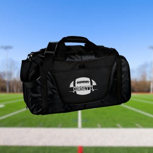 Personalized Football Duffel Bag, Custom Sport Bag, Monogram Travel Bag ...