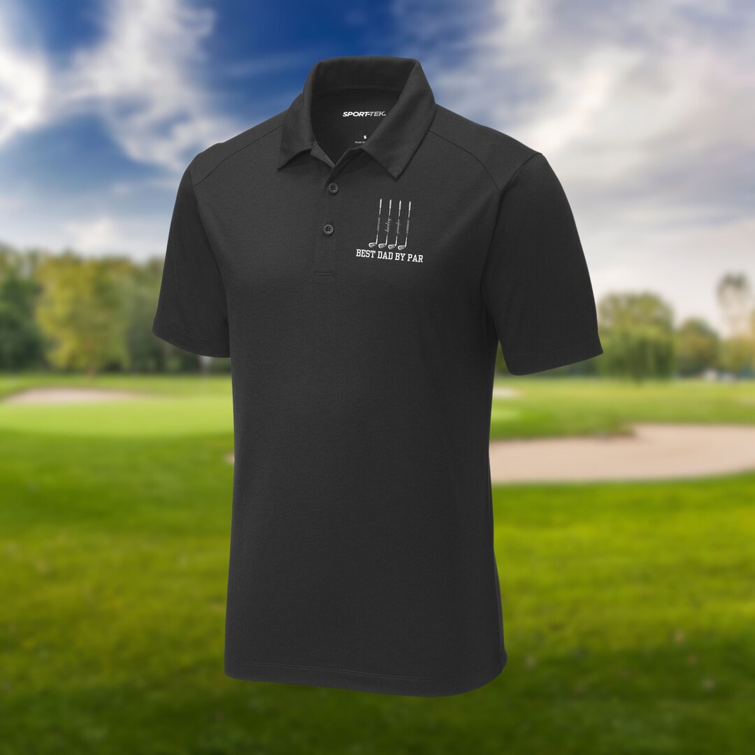 Mens Personalized Golf Polo, Custom Sport Polo Shirt, Lightweight Polo ...