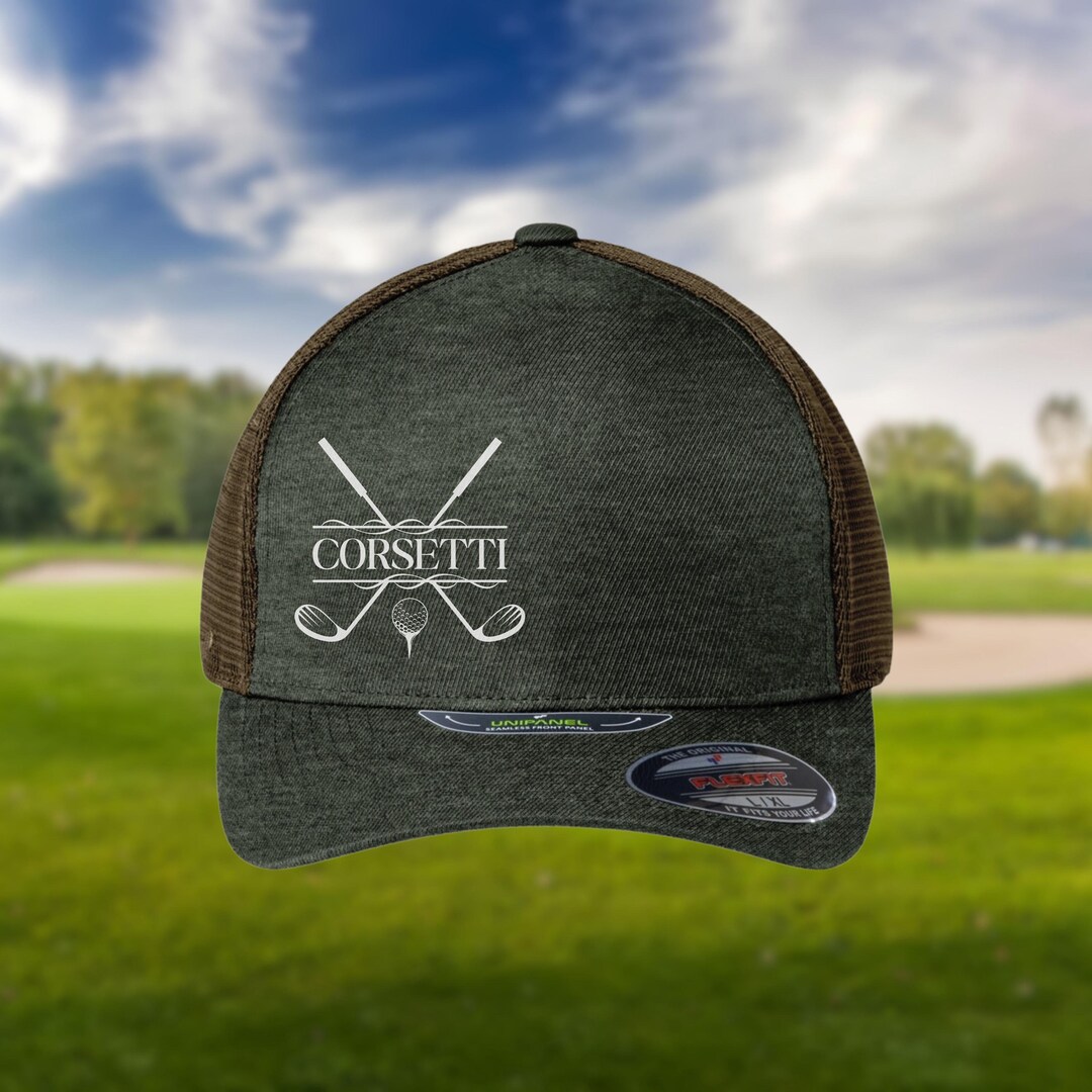 Personalized Golf Trucker Hat, Custom Golf Hat, Logo Baseball Cap, Golf ...