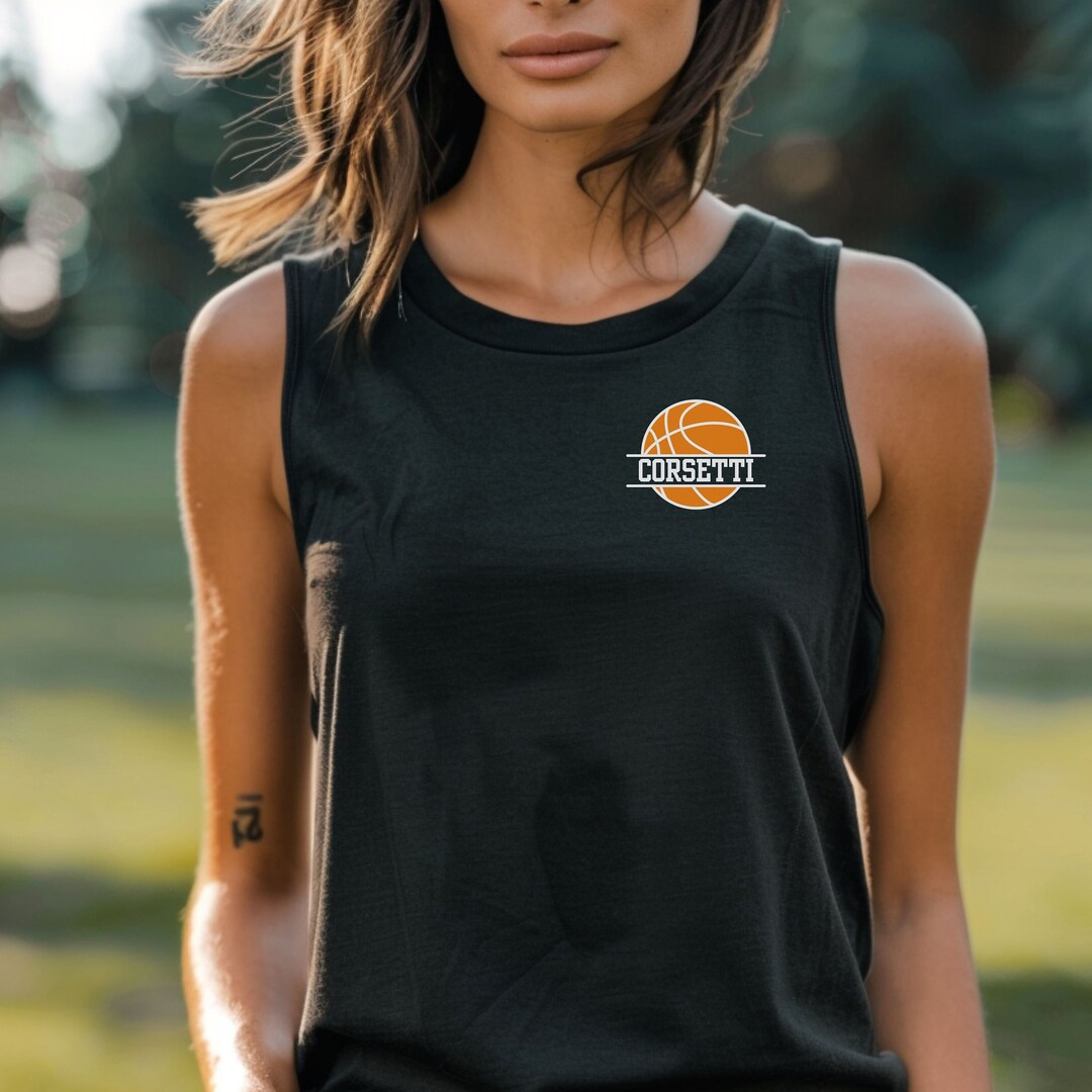 Personalized Tank Top, Custom Monogram Muscle Shirt, Embroidered ...