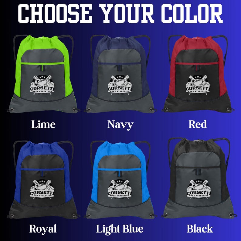 Personalized Volleyball Backpack, Custom Volleyball Cinch Pack, Custom ...