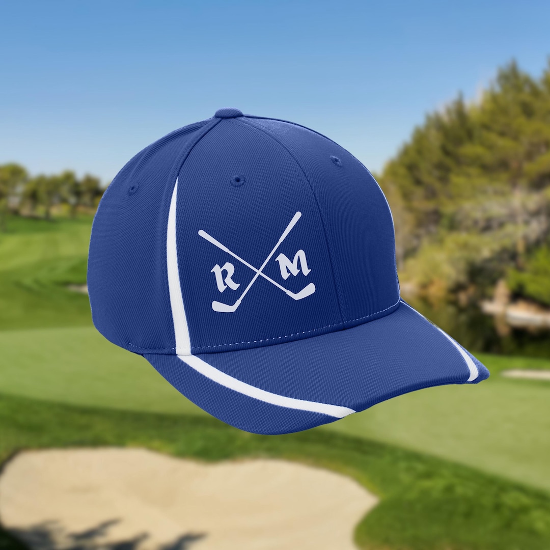 Personalized Colorblock Golf Hat, Custom Cap, Custom Golf Hat, Sport Hat, Golf Coach Gift, Golf ...
