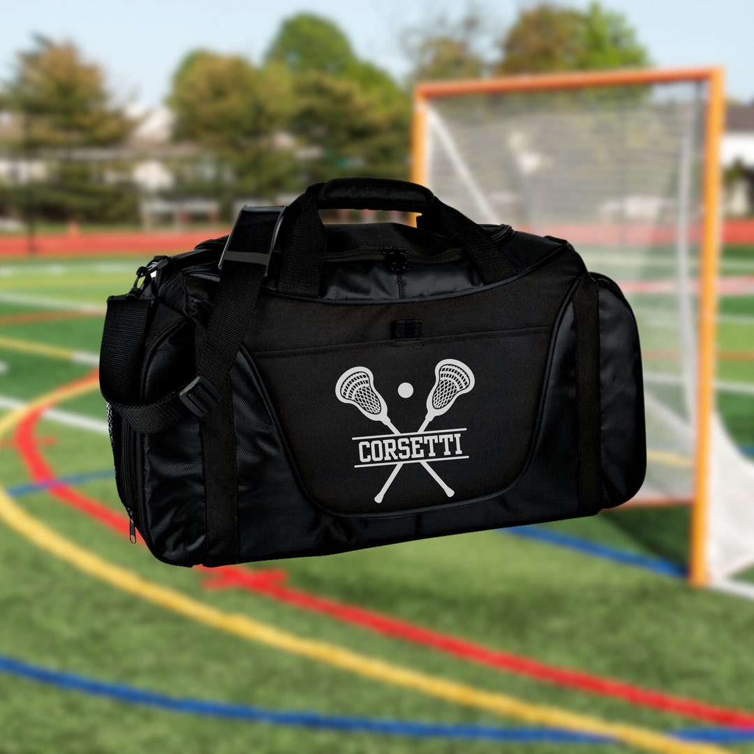 Personalized Lacrosse Duffel Bag, Custom Sport Bag, Monogram Travel Bag ...