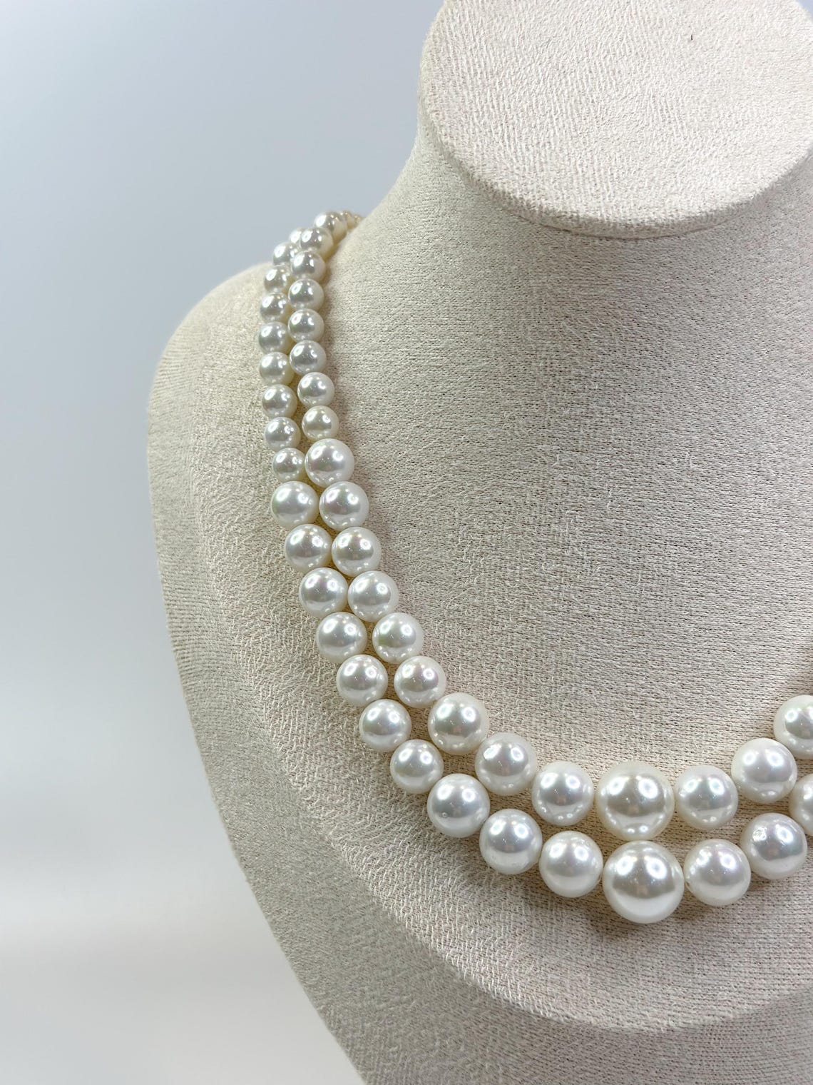 Ohrid Pearl Necklace, Dainty Pearl Necklace, Bridemaids Gift, Wedding ...