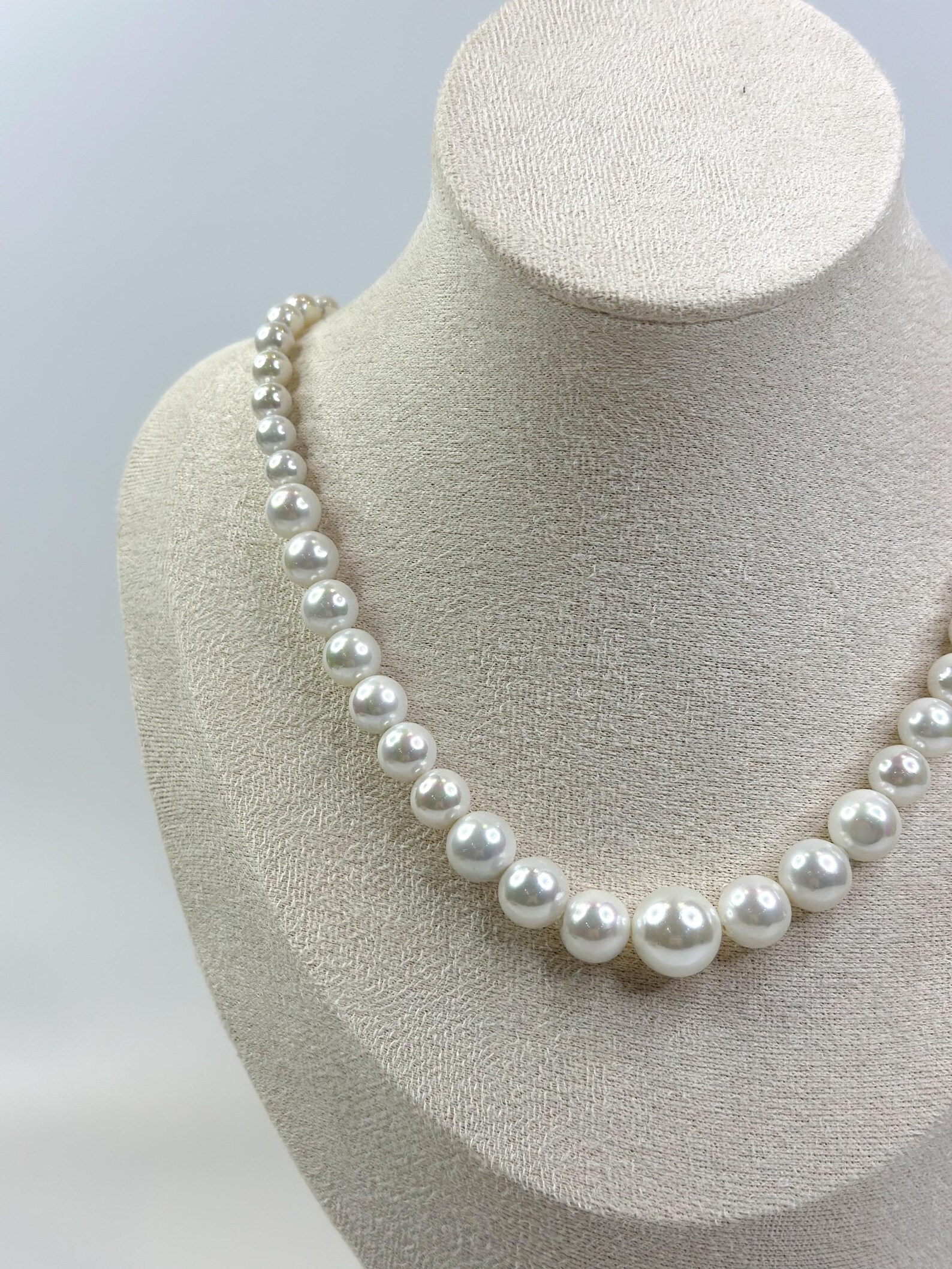 Ohrid Pearl Necklace, Dainty Pearl Necklace, Bridemaids Gift, Wedding ...