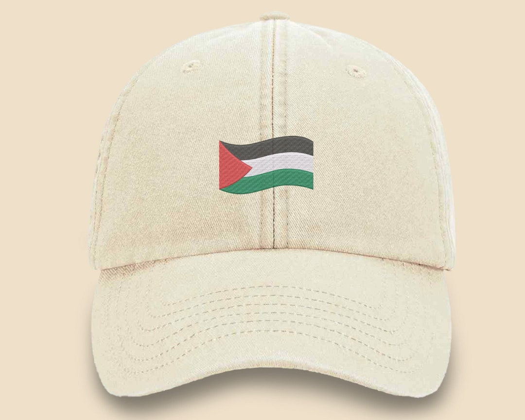 Palestine Flag Vintage Cap, Embroidered Palestine Flag Baseball Cap ...