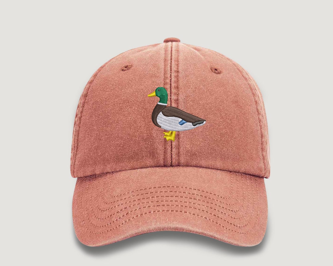 Vintage Duck Embroidered Hat, Comfort Colors Trucker Hat, Cool Bird ...