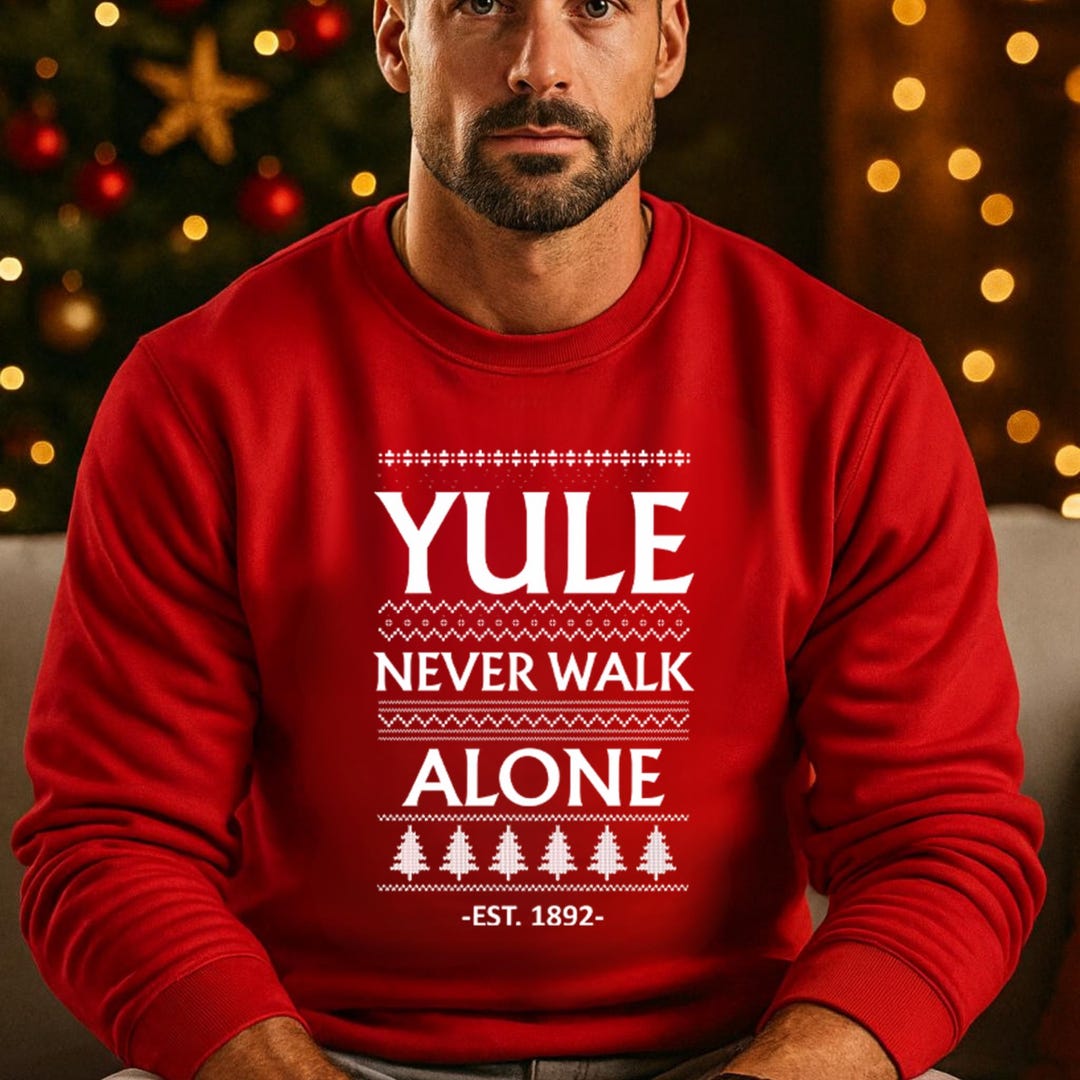 Christmas Yule Never Walk Alone Sweatshirt, Football Christmas ...