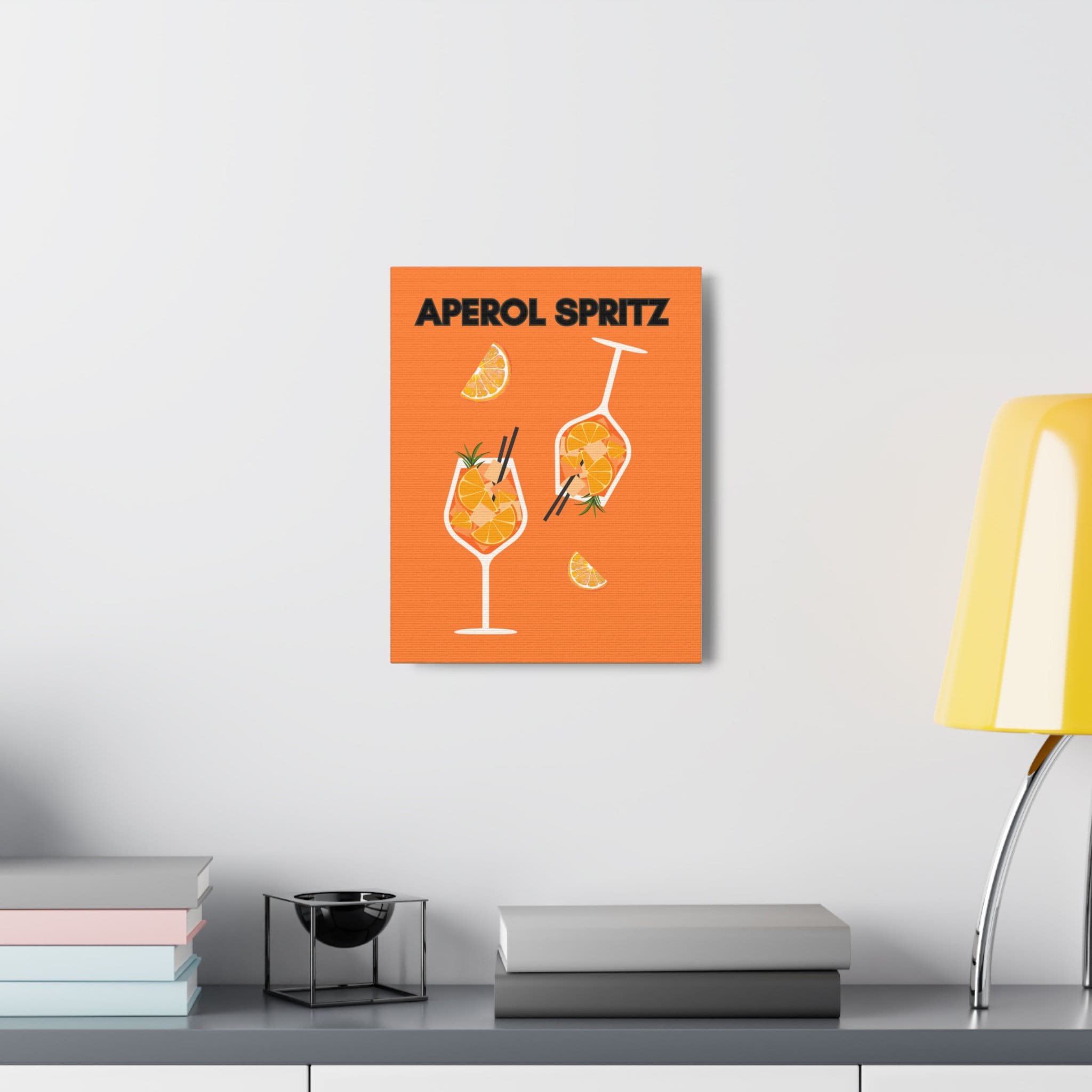 Aperol Spritz Wall Decor- Mini Bar - Etsy