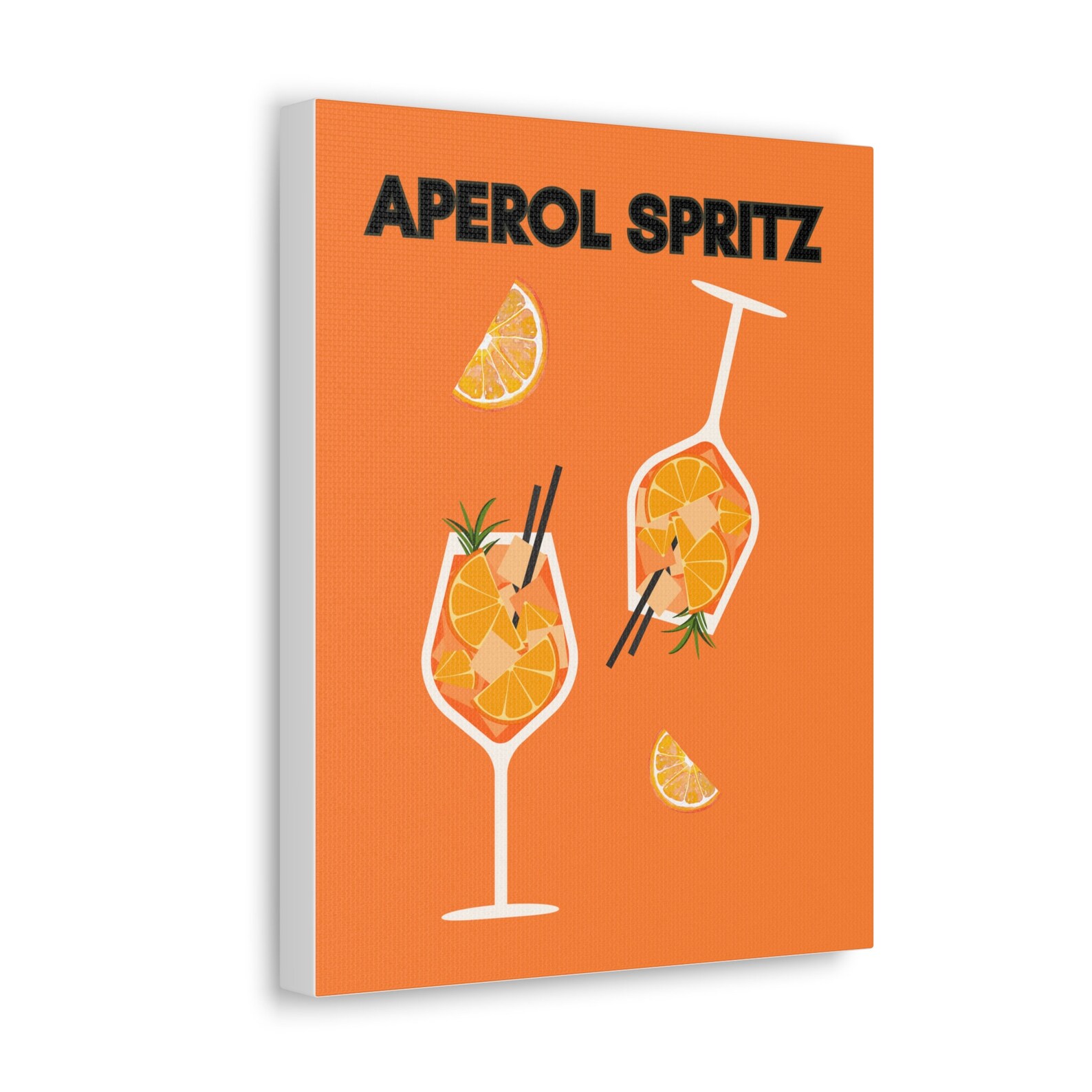 Aperol Spritz Wall Decor- Mini Bar - Etsy
