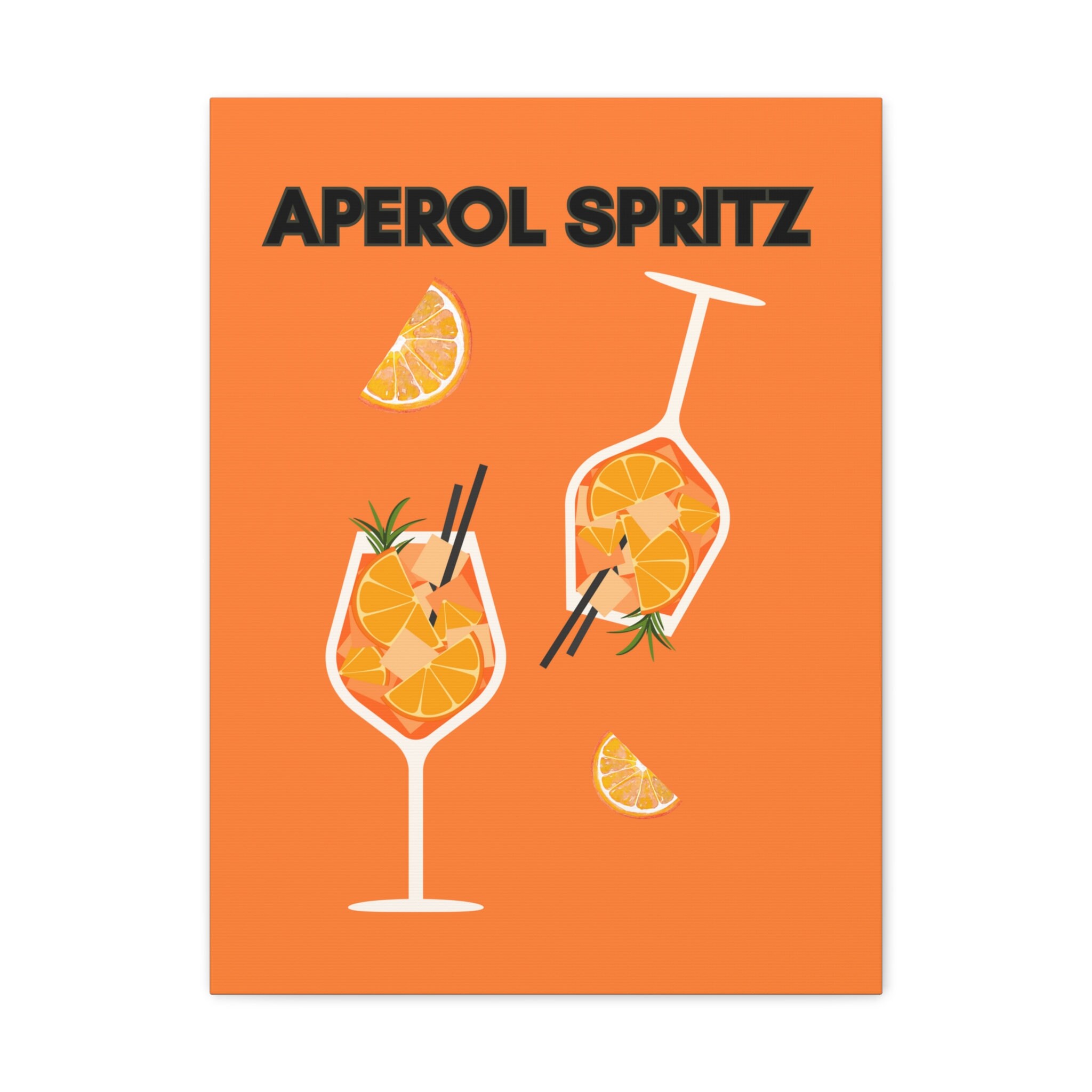 Aperol Spritz Wall Decor- Mini Bar - Etsy