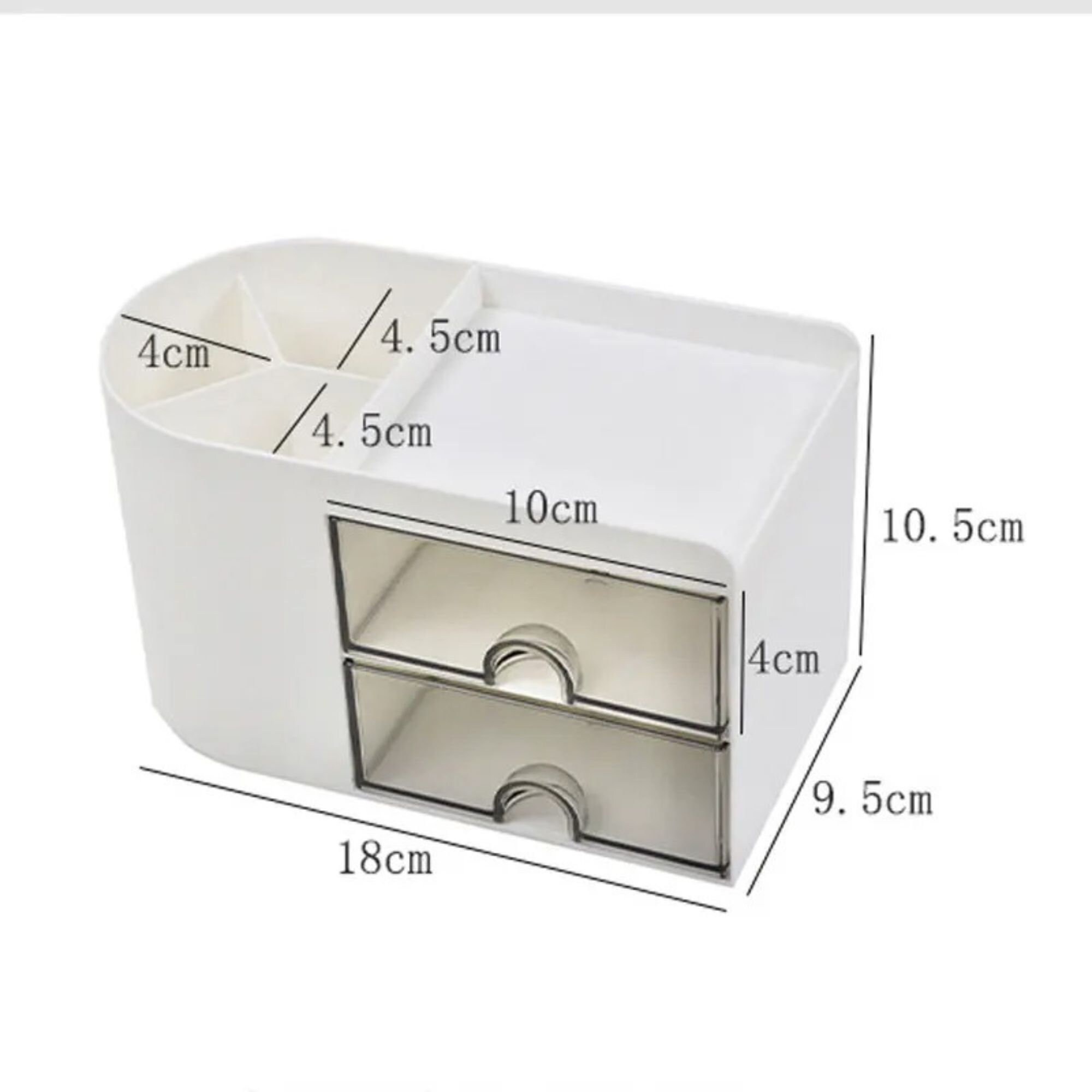 Wooden Desk Organizer With Drawers Cute Small Multifunctional ...