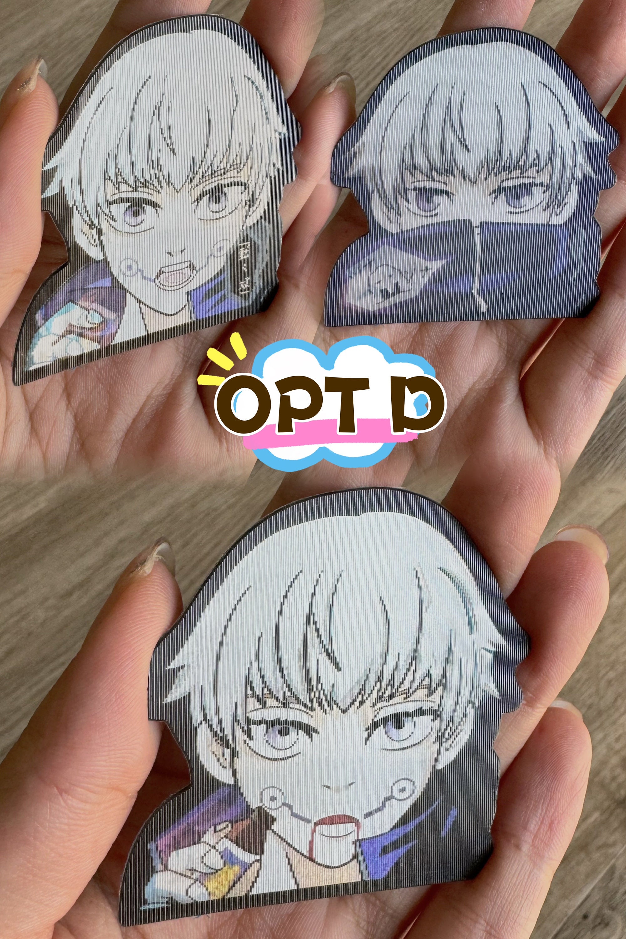 Small Motion Anime Sticker, Waterproof / UV Resistant, Car Stickers ...