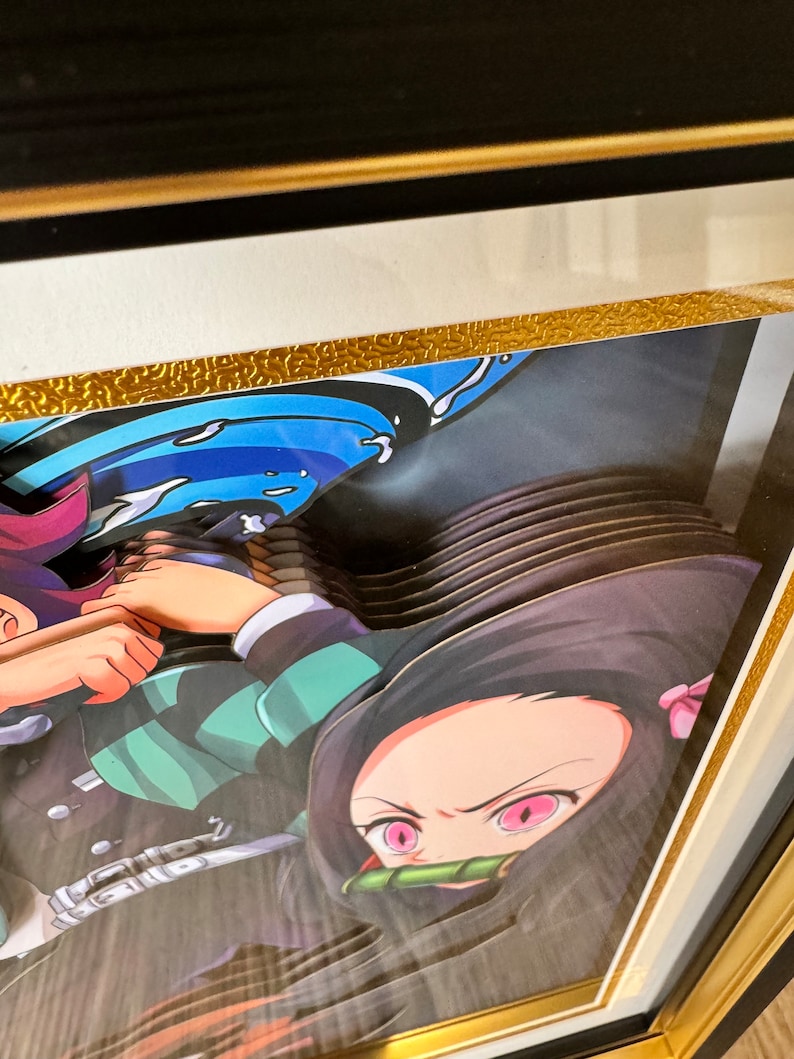 3D Handcrafted Anime Art, Japanese Anime Characters, Anime Lover Gift ...