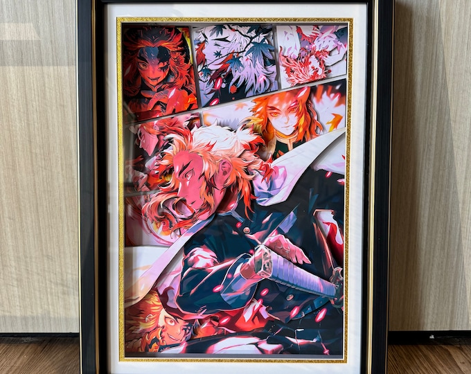 3D Handcrafted Anime Art, Anime Lover Gift, Handmade Art Work - Etsy