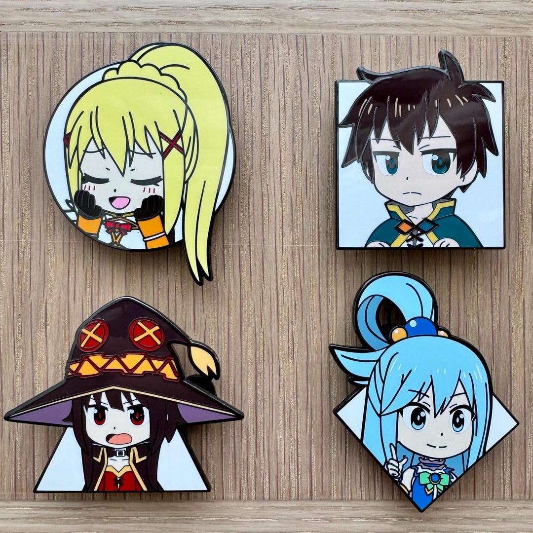 Anime Pins, Enamel Pins Set, Anime Gift Set, Japanese Anime Characters ...