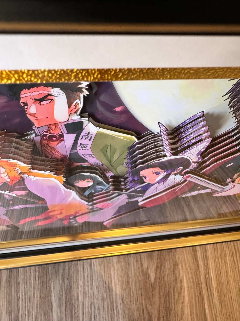 3D Handcrafted Anime Art, Japanese Anime Characters, Anime Lover Gift ...