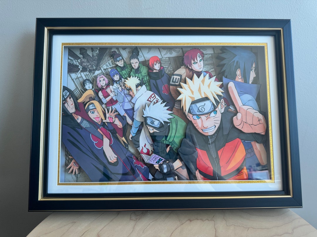 3D Handcrafted Anime Art, Japanese Anime Characters, Anime Lover Gift ...