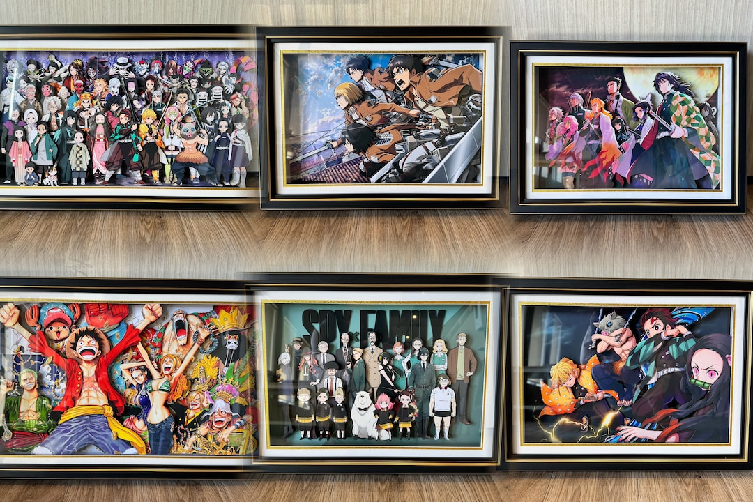 3D Handcrafted Anime Art Customized Link Please Contact Before Order - Etsy