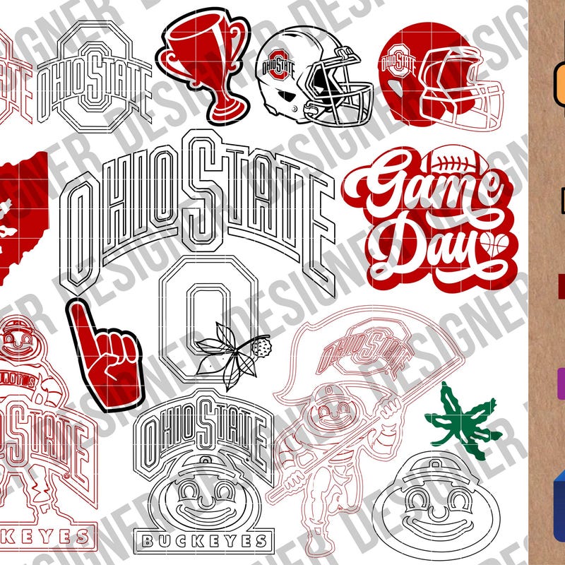 Ohio State Buckeyes Svg - Etsy