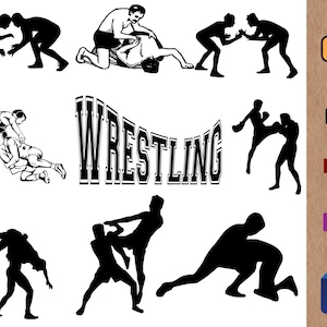 Wrestling SVG Wrestler Svg Wrestling Clipart SVG Wrestling - Etsy Australia