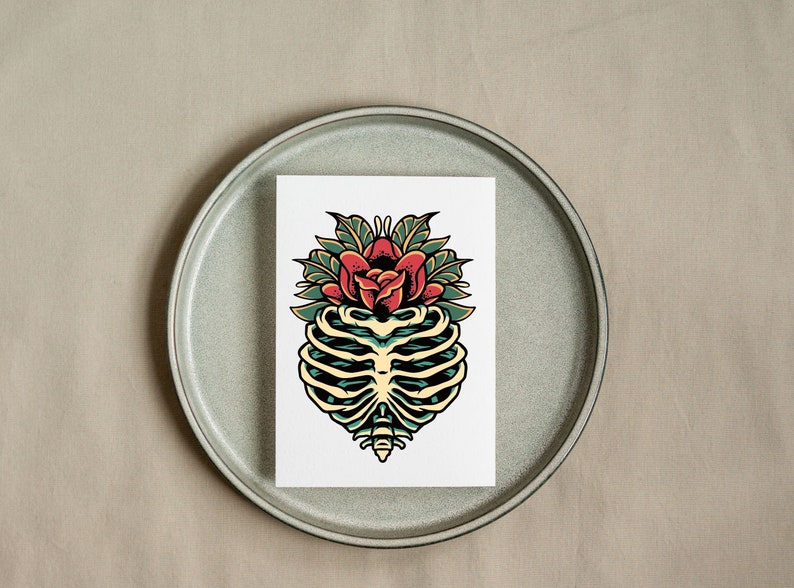 Floral Ribcage SVG Rib Cage SVG Skeleton SVG Gothic Shirt - Etsy