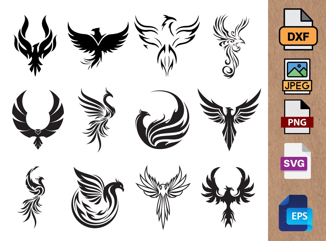 Phoenix Bundle Svg/phoenix Svg/phoenix Cut File/phoenix.instant ...