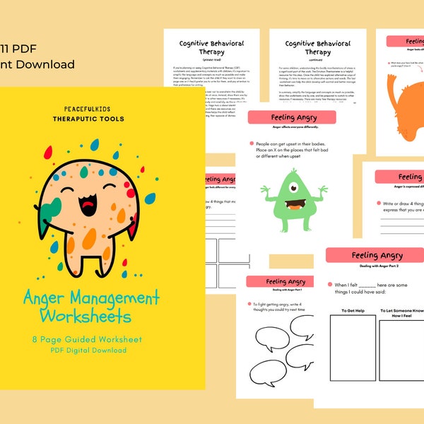 Feelings and Coping Skills - Etsy