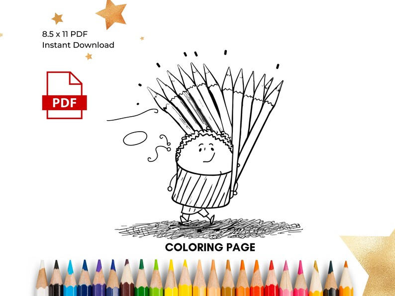 ADHD Coloring Page, Autism Awareness, Neurodivergent, ADHD, Inclusion ...