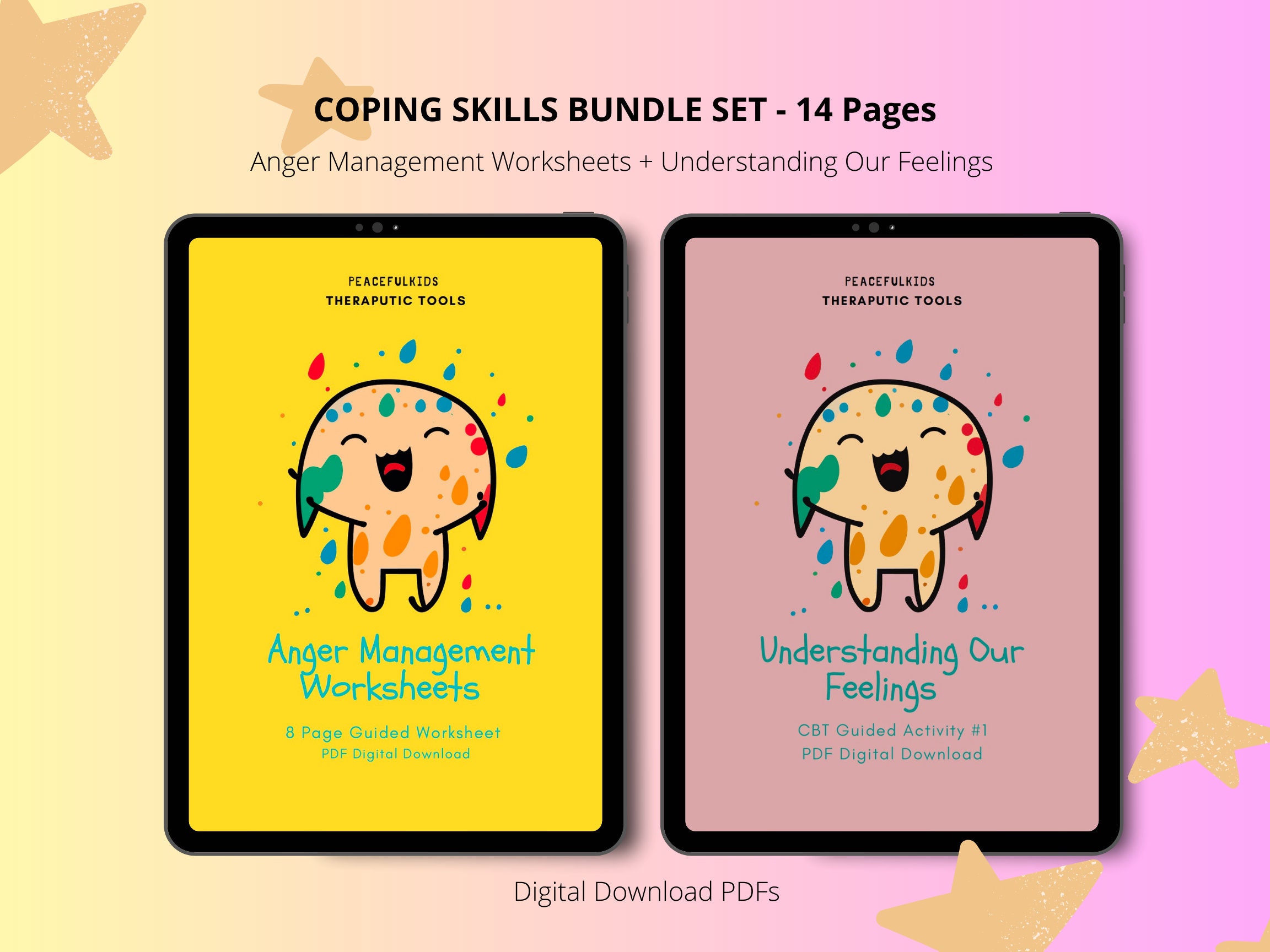 Counselor Worksheets Kids Counseling Therapy Handouts Resources ...