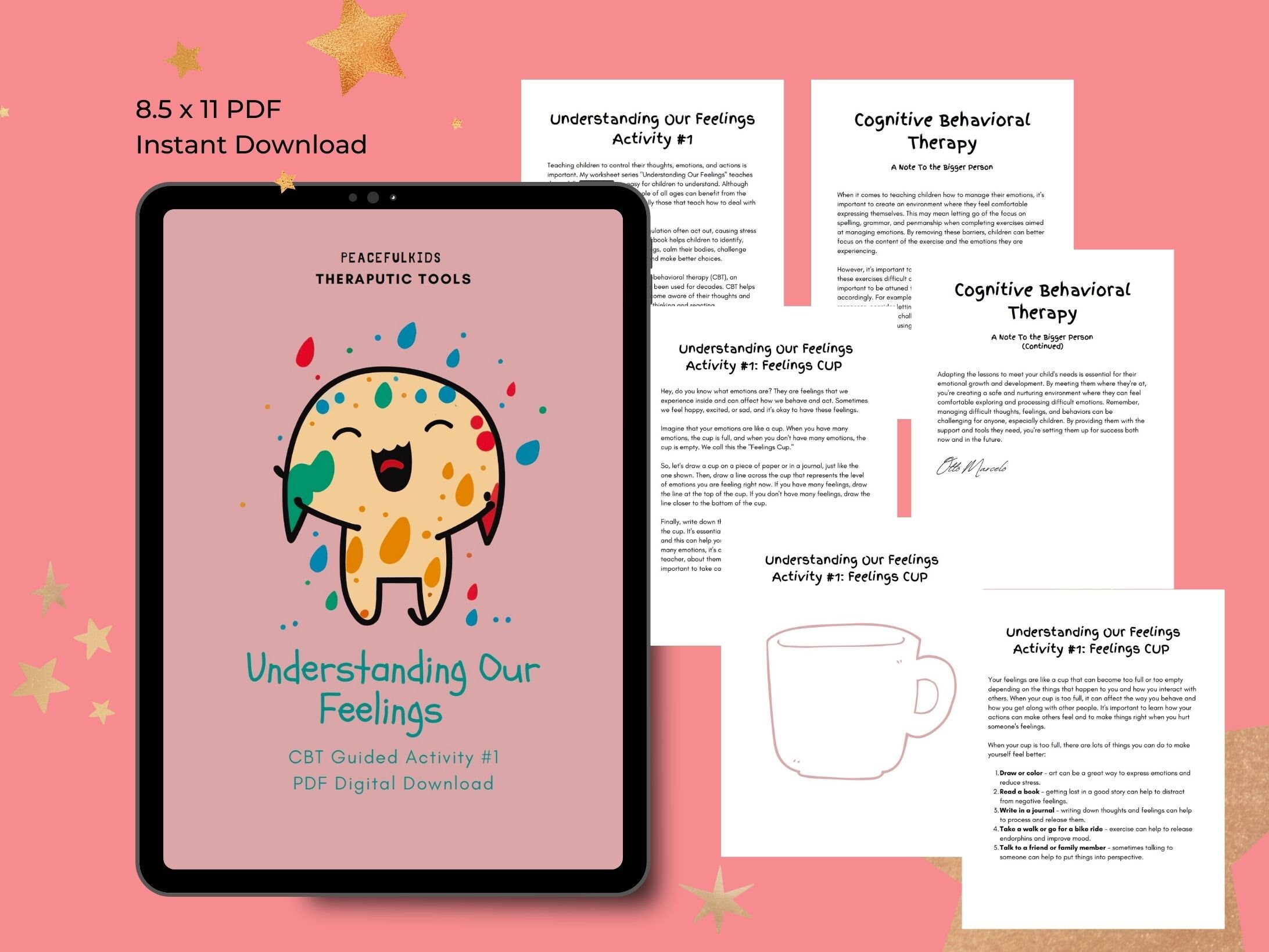 Self Emotional Regulation, Kids Coping Skills for Kids Therapy ...