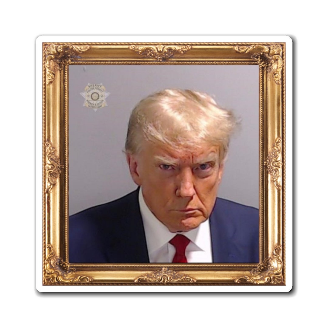 Trump Framed Magnets - Never Surrender - Maga -patriot - President - Etsy