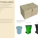 DIY Garbage Bin Storage Enclosure - Digital Download PDF Plans - Etsy