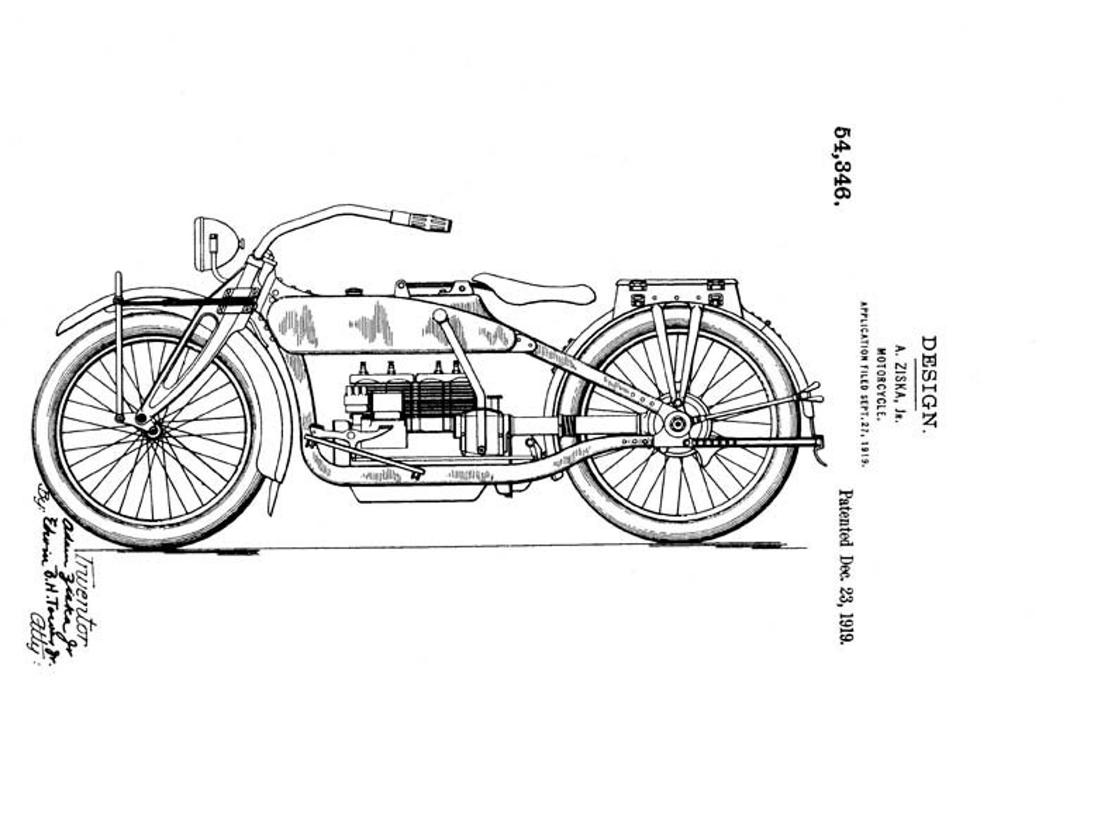 5 Motorcycle Patent Drawings – (set 7) - Digital Download – Upscaled ...