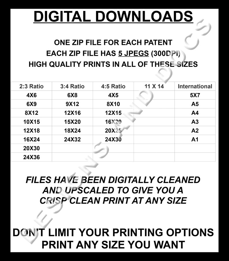 5 Motorcycle Patent Drawings – (set 7) - Digital Download – Upscaled ...