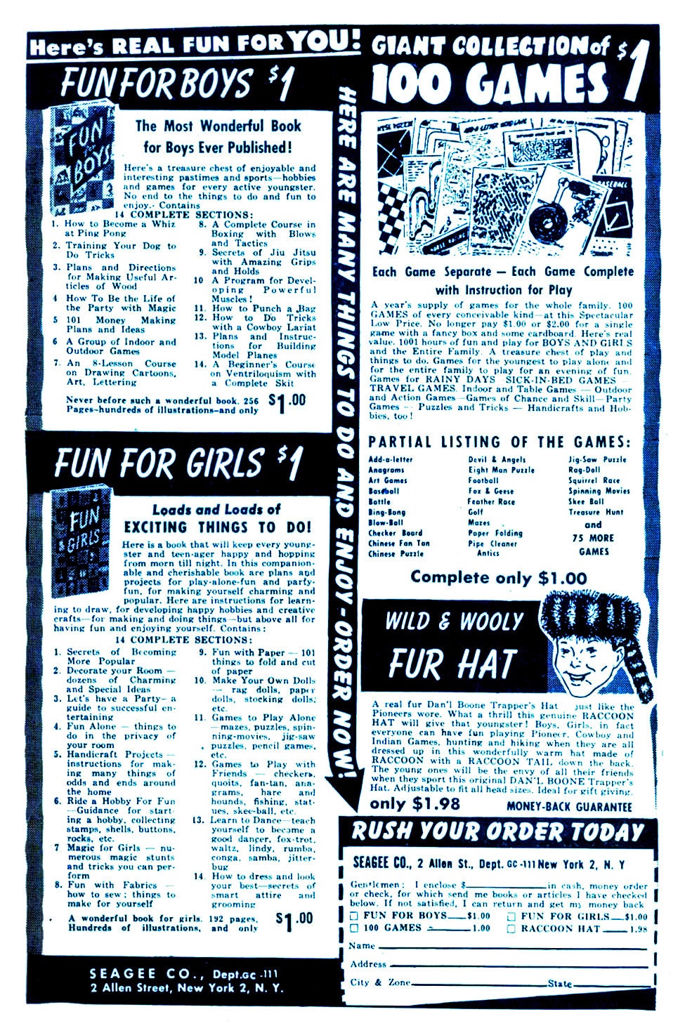 12 Vintage Comic Book Ad Pages 3 Public Domain Printable Instant ...