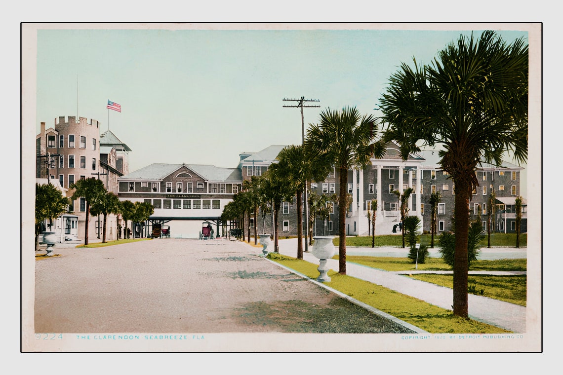 6 Vintage Florida Postcards– Digital Download – Florida Scenes – 6” X 4 ...