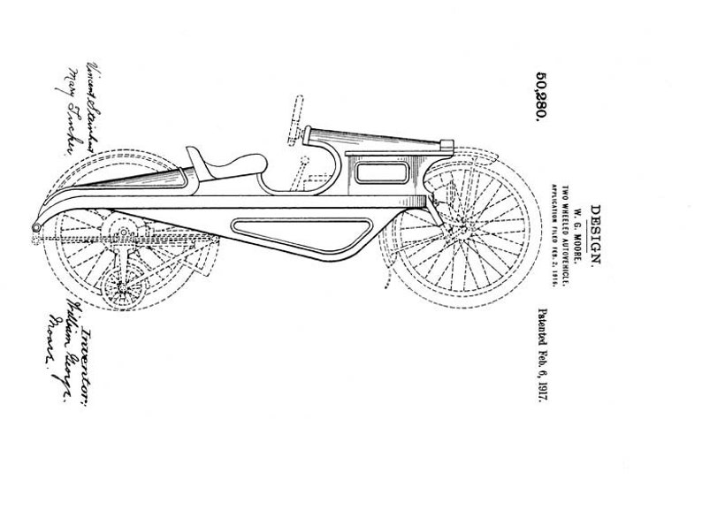 5 Motorcycle Patent Drawings – (set 7) - Digital Download – Upscaled ...