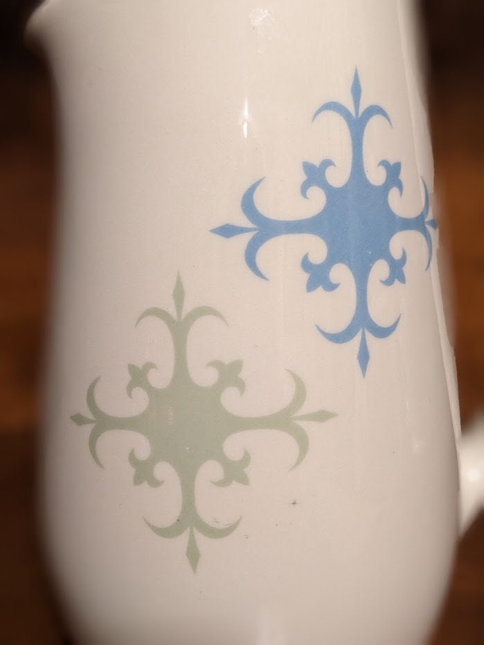 Mid Century Modern Iroquois China INFORMAL Pattern Tall Pitcher With ...