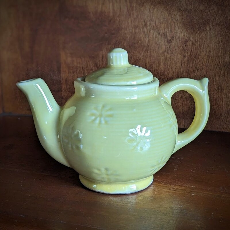 Yellow Teapot - Etsy