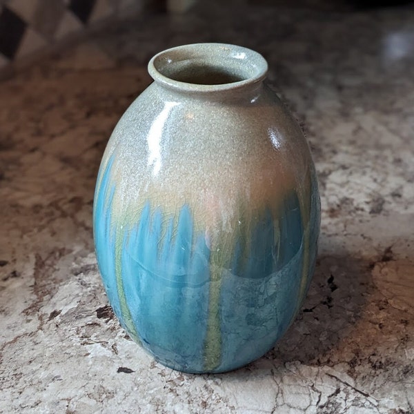 Turquoise Vase - Etsy