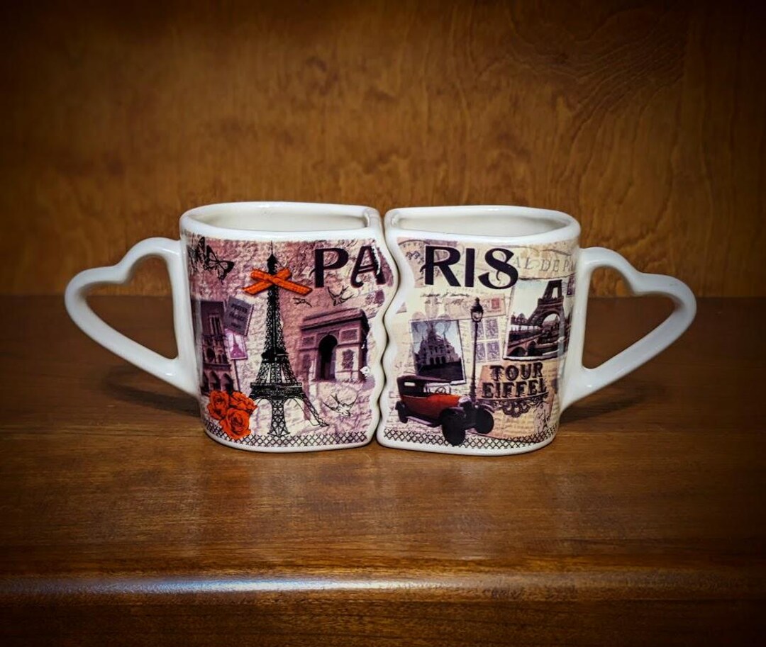 Paris Glam Small Connecting Fit Together Tea, Espresso Cups or Mugs ...