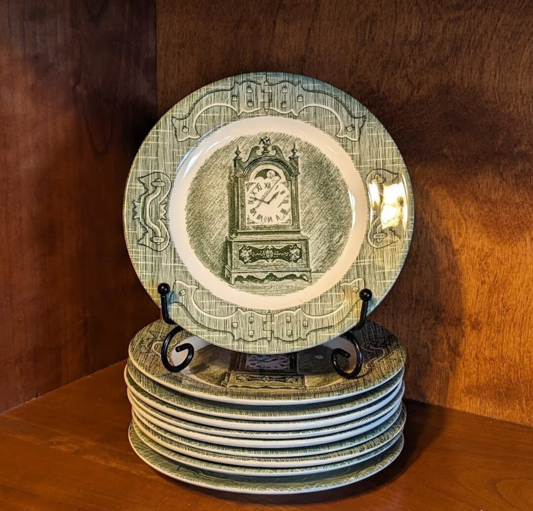 Royal Old Curiosity Shop Bread Dessert Plates With Mantle - Etsy