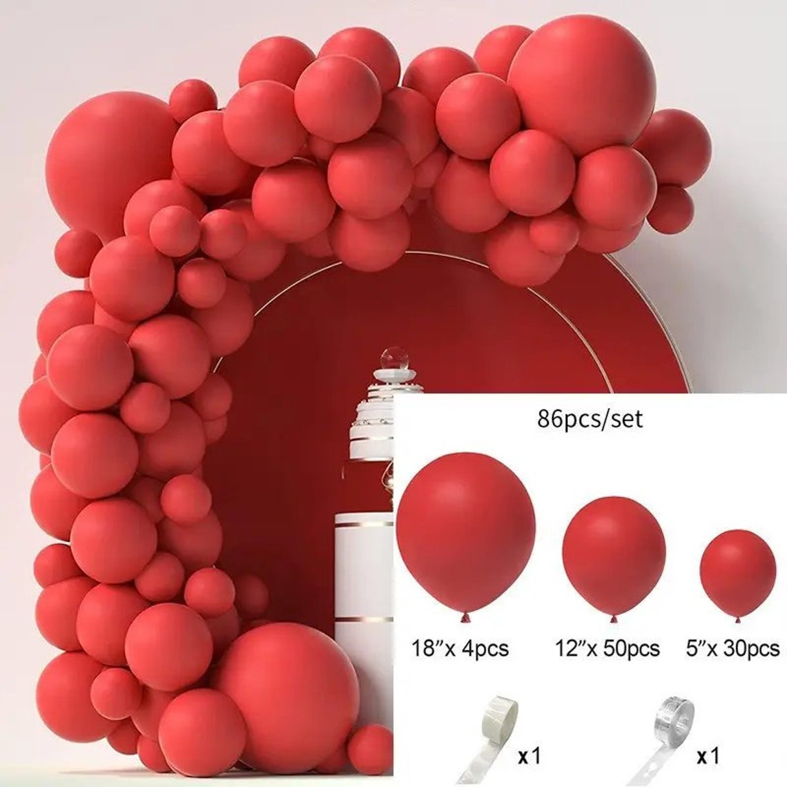 Balloon Arch Kits 86 Pieces - Etsy