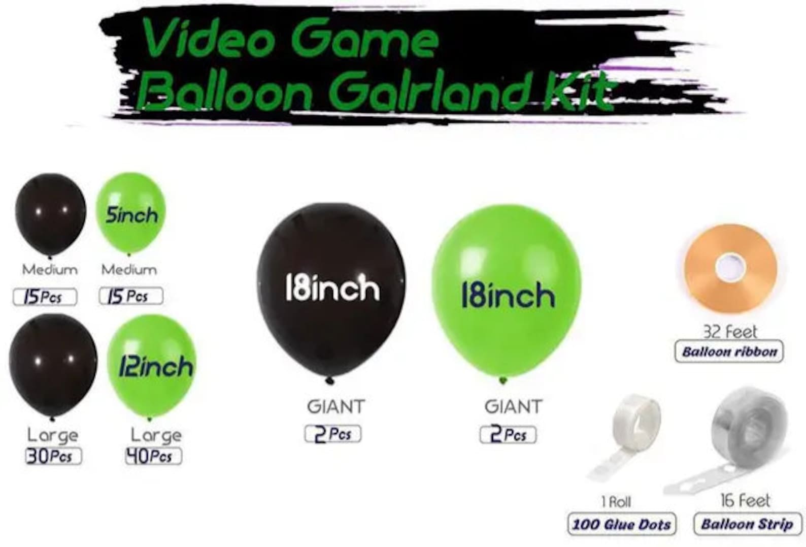 Video Game Balloon Arch Kit - Etsy