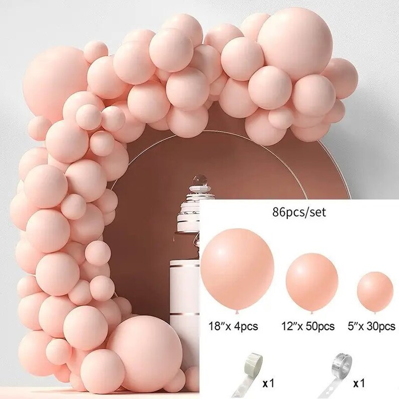 Balloon Arch Kits 86 Pieces - Etsy